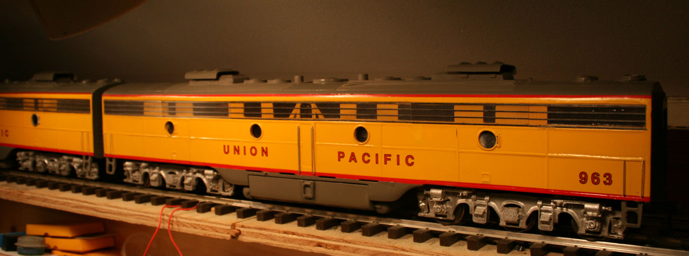 UP E-8's kitbashed from Great Trains F units - Kitbashing & Model ...