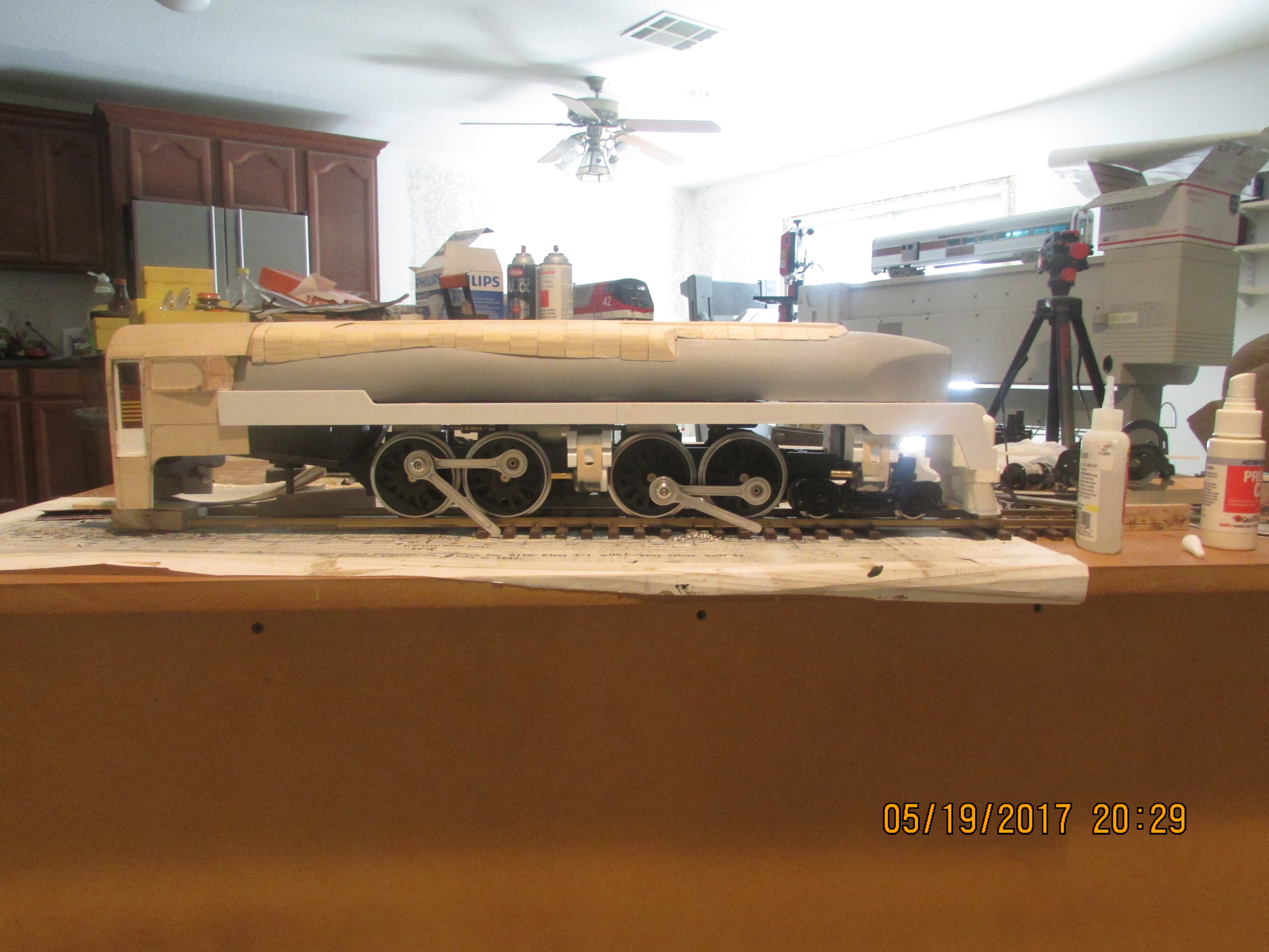 PRR T1 kitbash from 2 Hudsons - Page 5 - Kitbashing & Model Making - G ...