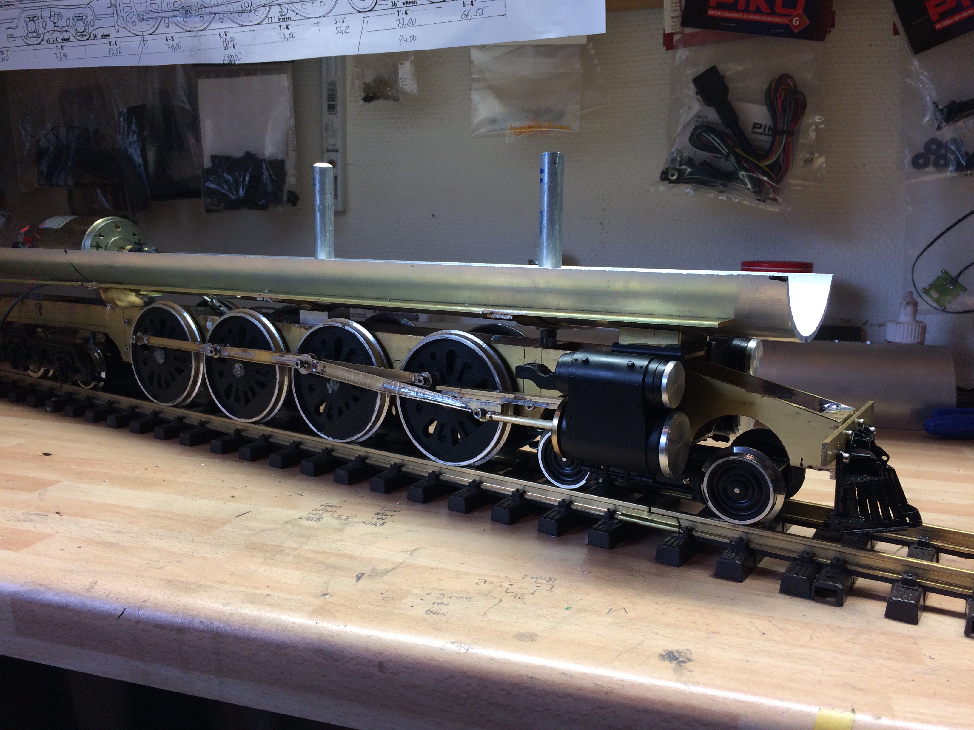 4-8-4 1:29 Brass - Kitbashing & Model Making - G Scale Train Forum.com