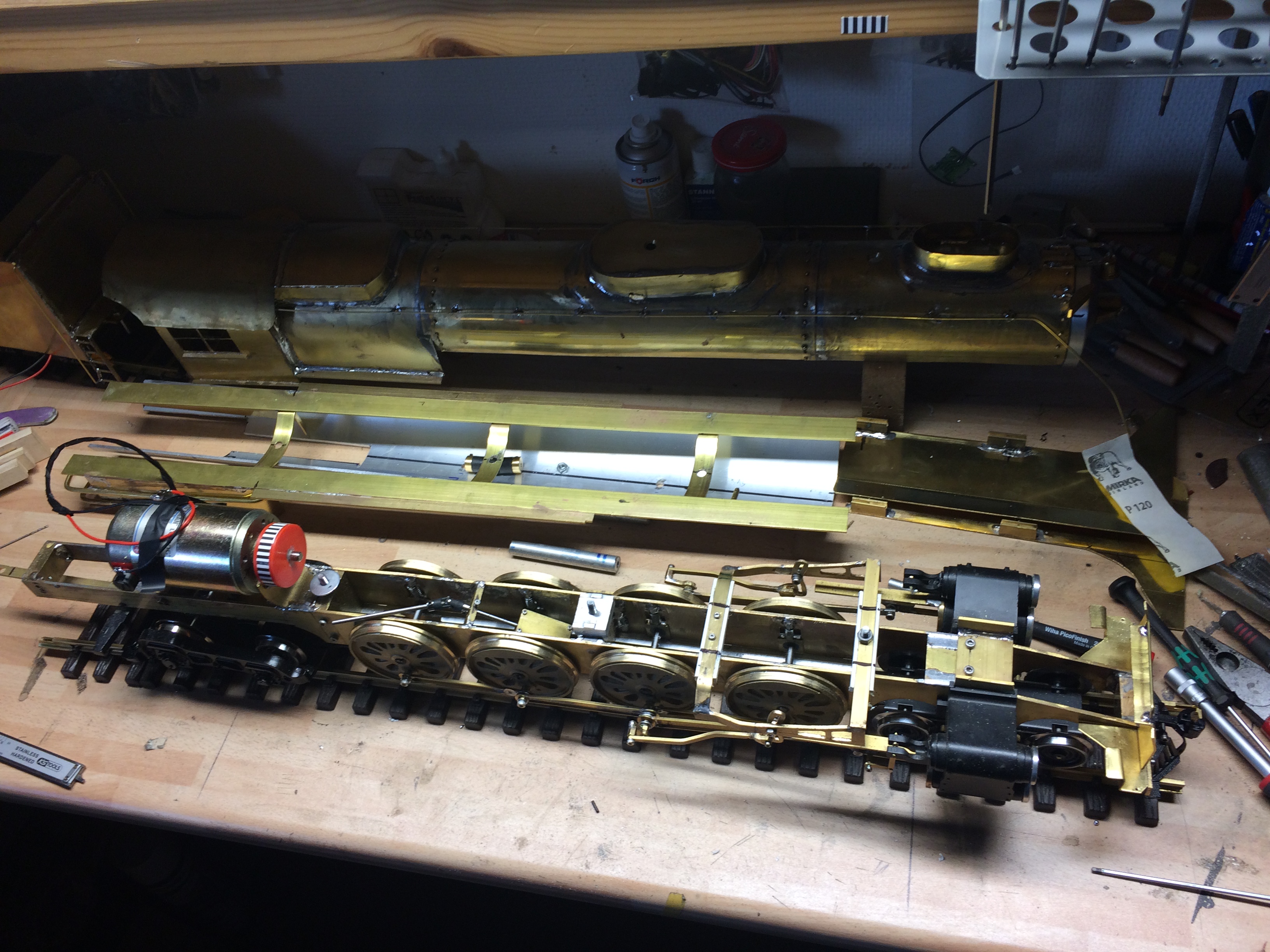 4-8-4 1:29 Brass - Kitbashing & Model Making - G Scale Train Forum.com