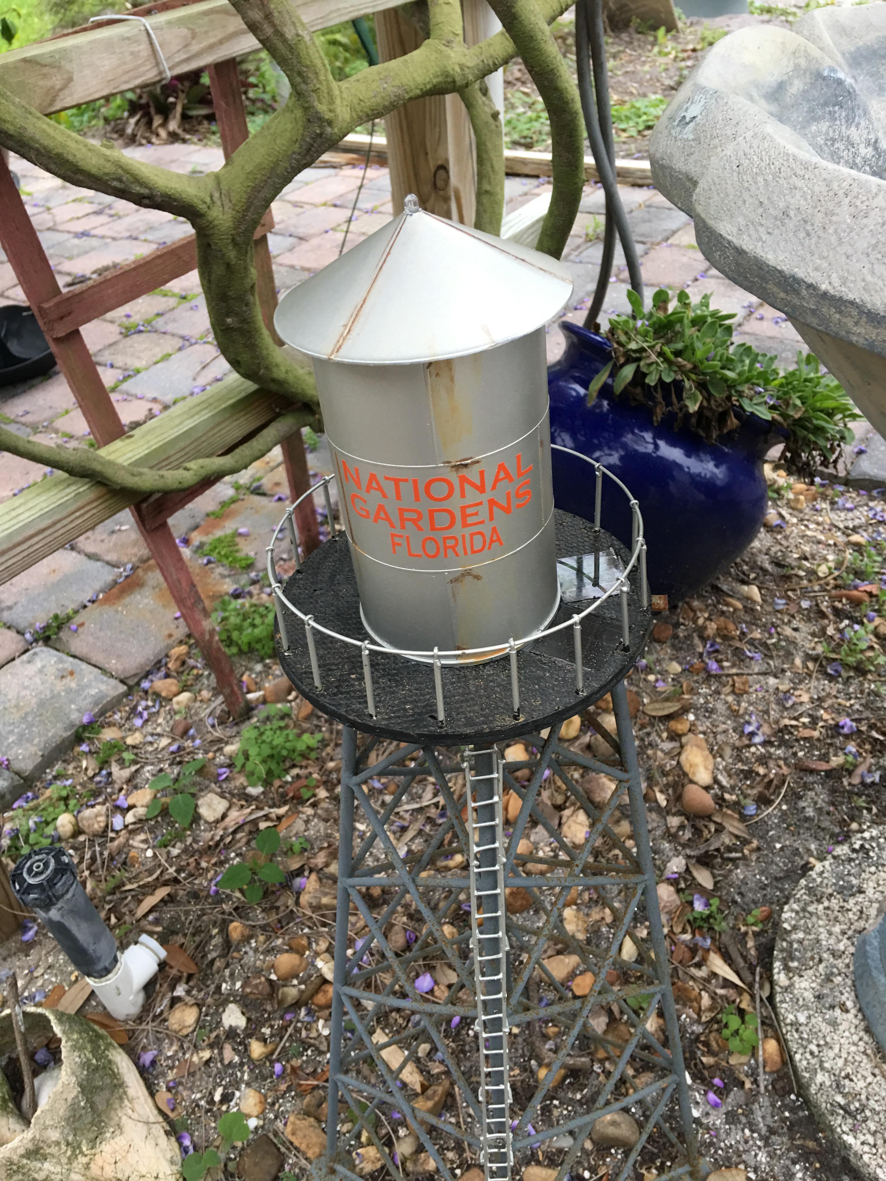 1930-40 city water tower - Kitbashing & Model Making - G Scale Train ...