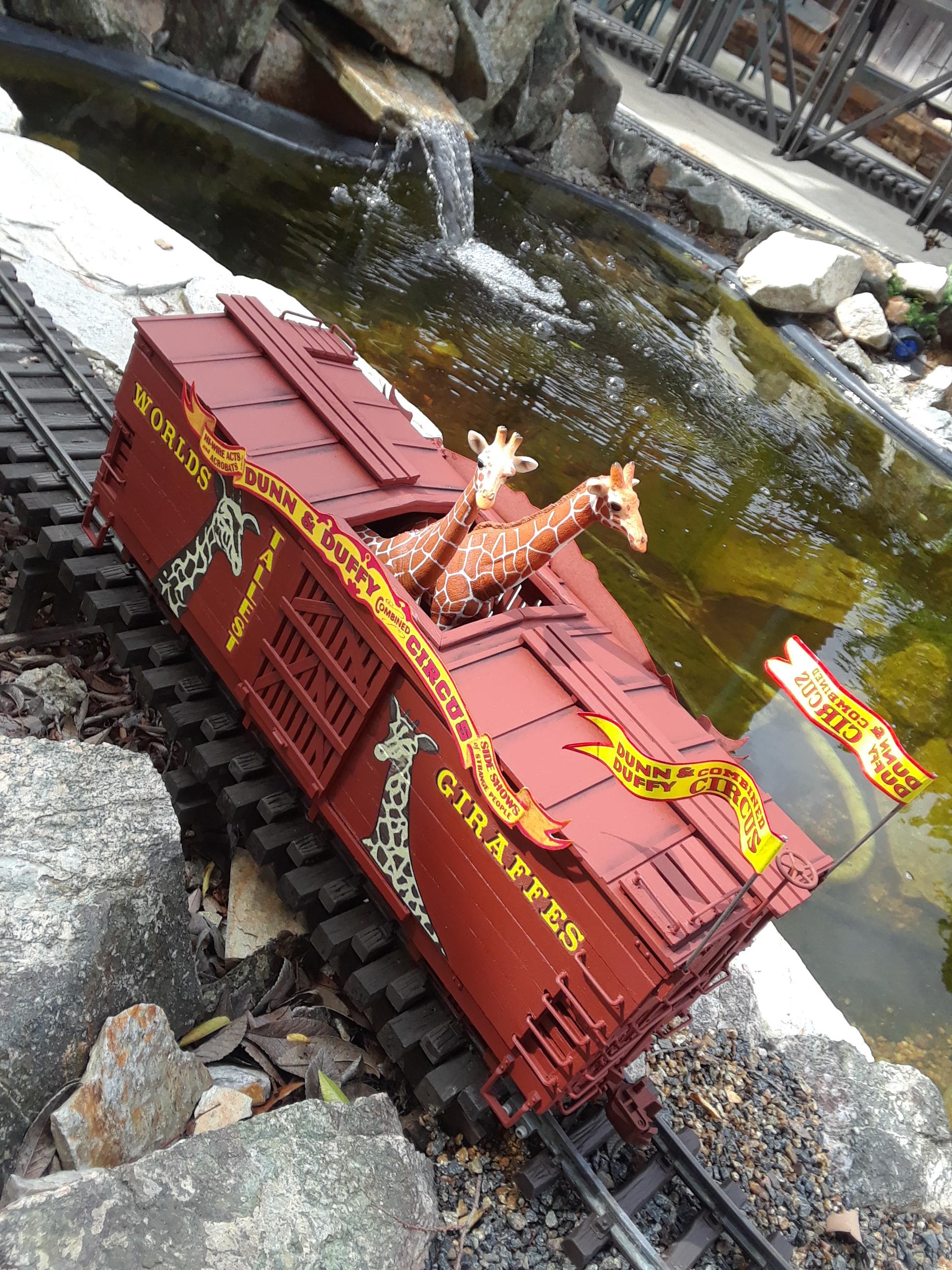 Indiana Jones III Giraffe Car - Kitbashing & Model Making - G Scale ...