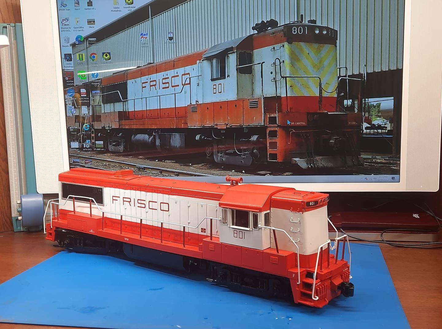 FRISCO U25Bs, Updated and Custom Painted - Kitbashing & Model Making ...