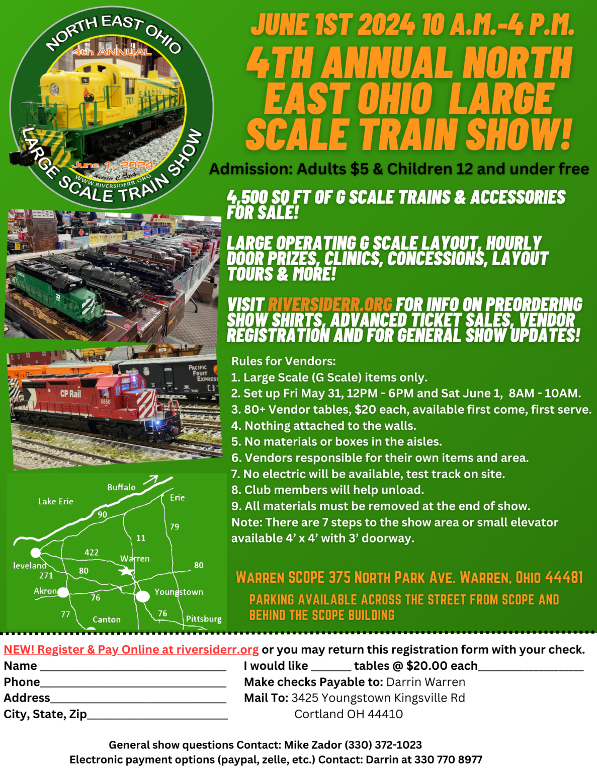 Large Scale Train Show , Warren Ohio - News - G Scale Train Forum.com